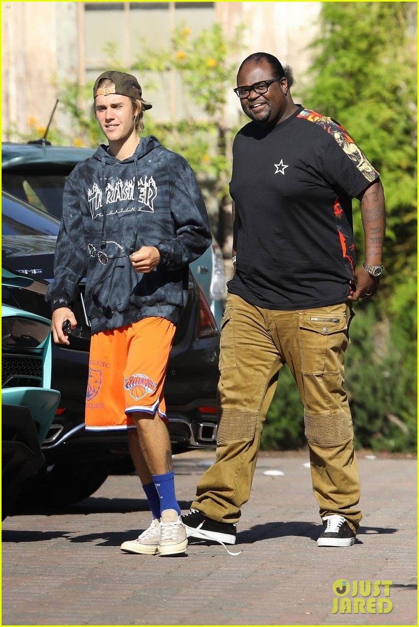 Justin Bieber Heads Into The Studio With Producer Poo Bear!: Photo ...