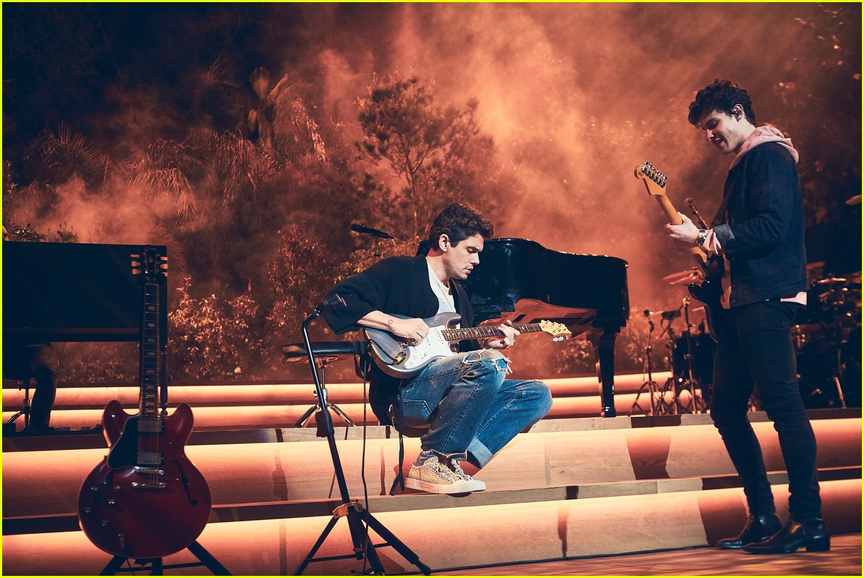 Shawn Mendes & John Mayer Premiere 'Where Were You in the Morning?' at ...