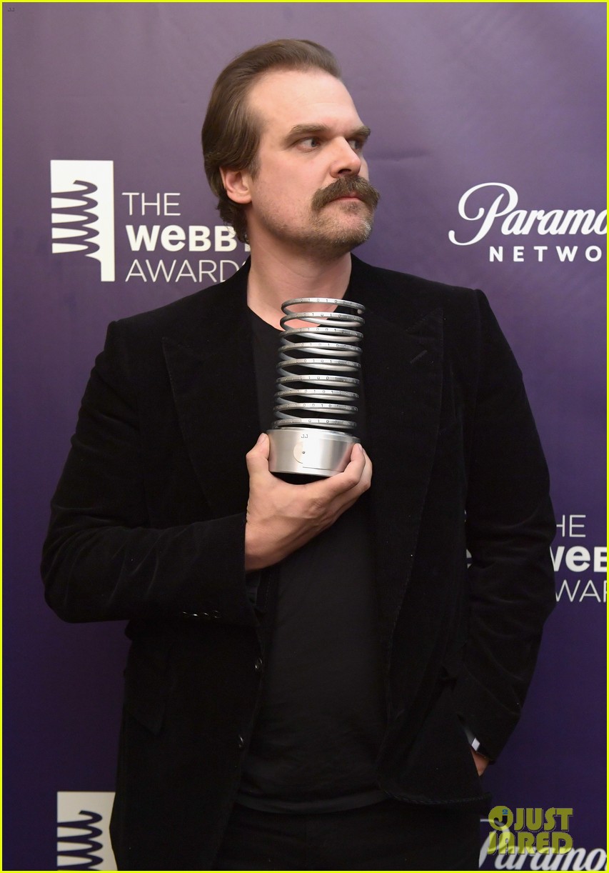 Jesse Williams, Laura Linney, & David Harbour Honored at Webby Awards ...
