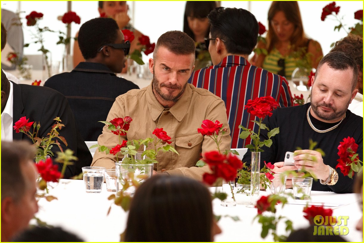 Victoria Beckham Supports Husband David Beckham at Kent & Curwen ...