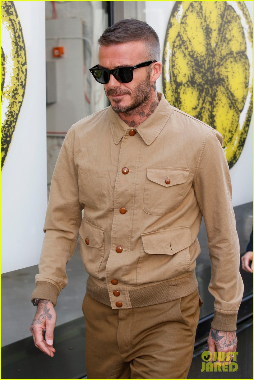 Victoria Beckham Supports Husband David Beckham at Kent & Curwen ...