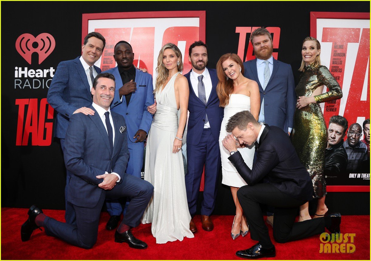 Jon Hamm, Isla Fisher, Jeremy Renner Premiere 'Tag' in Hollywood ...