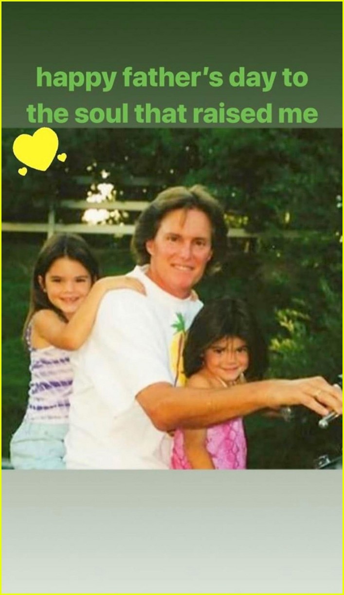 Kendall & Kylie Jenner Share Old Photos, Wish Caitlyn Jenner 'Happy ...