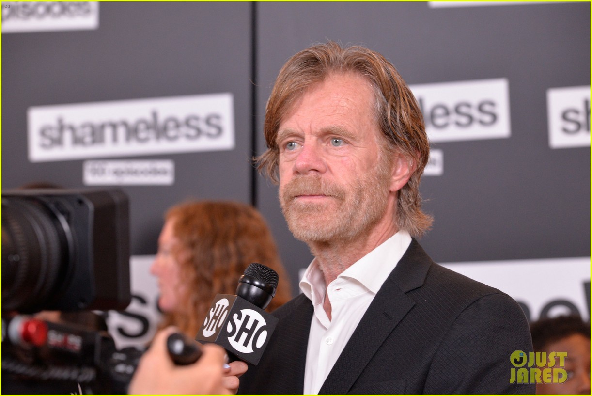 William H. Macy Joins Emmy Rossum & Sam Esmail at 'Shameless' 100-Episode Celebration: Photo ...
