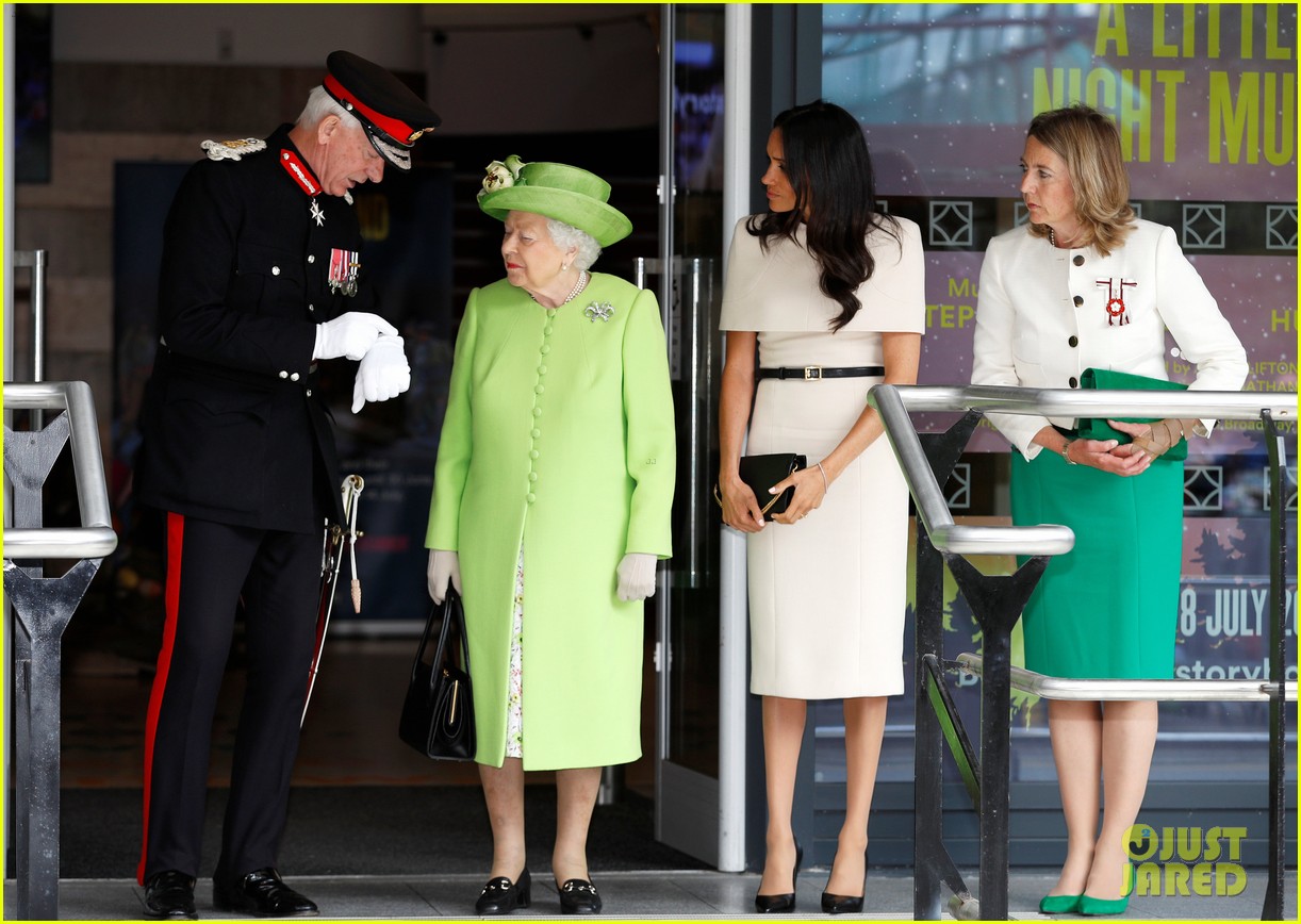 Duchess Meghan Markle Makes First Official Visit with Queen Elizabeth ...