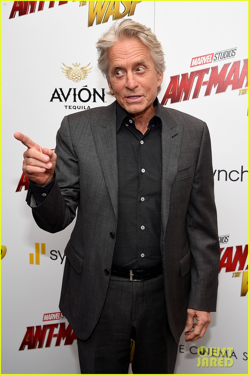 Paul Rudd & Michael Douglas Step Out for 'Ant-Man & the Wasp' Screening ...