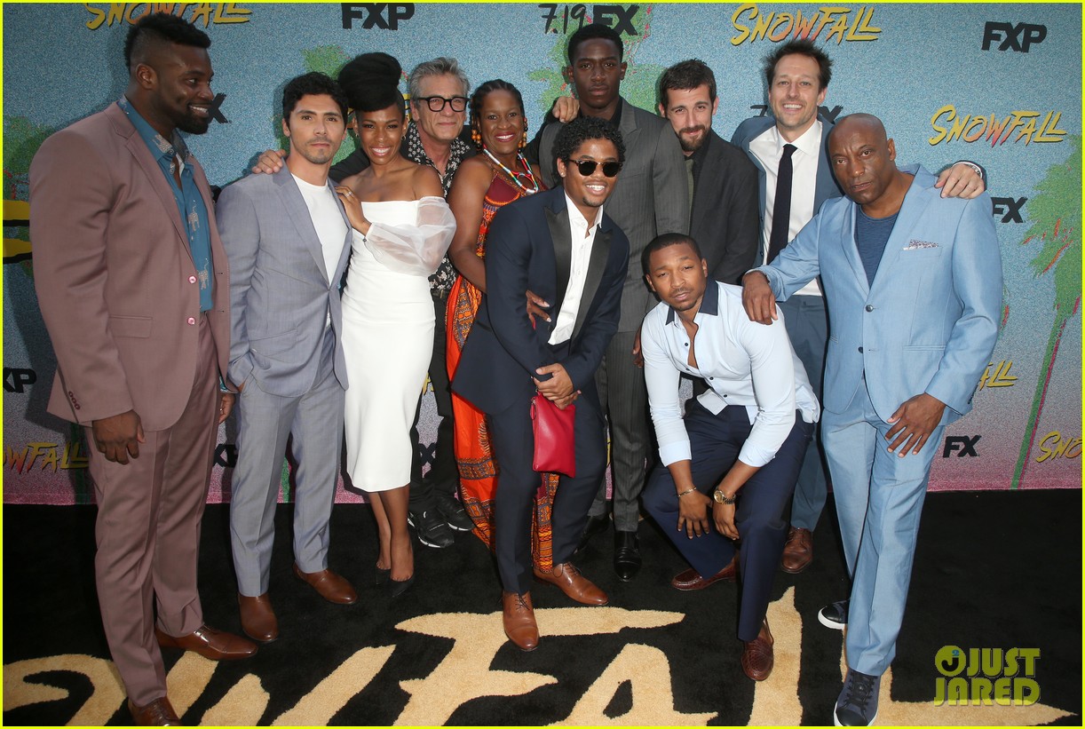 Damson Idris & 'Snowfall' Cast Celebrate Season 2 Premiere - Watch ...