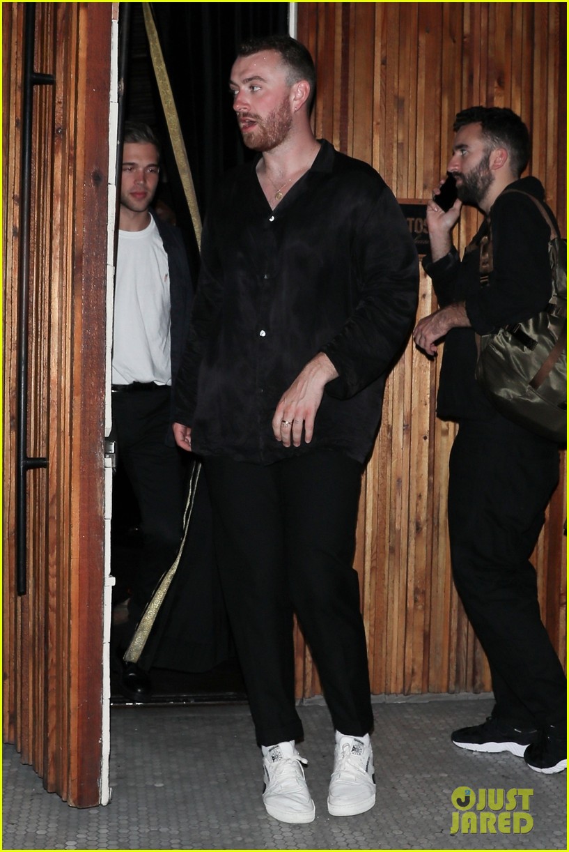 Sam Smith Heads Out After a Night at The Nice Guy in West Hollywood ...