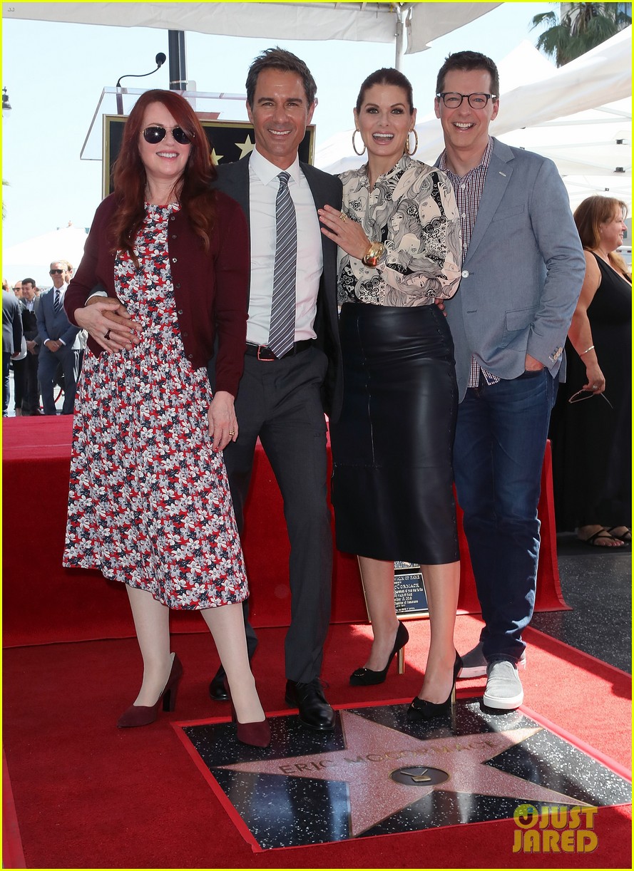 Eric McCormack Gets Support From 'Will & Grace' Co-Stars at Walk of ...