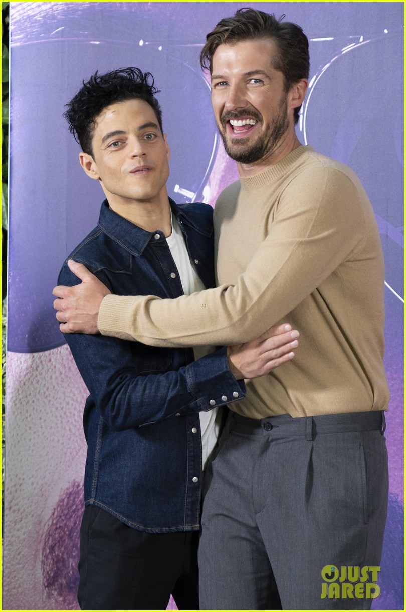 Rami Malek Joins Gwilym Lee at 'Bohemian Rhapsody' Photo Call in Spain ...