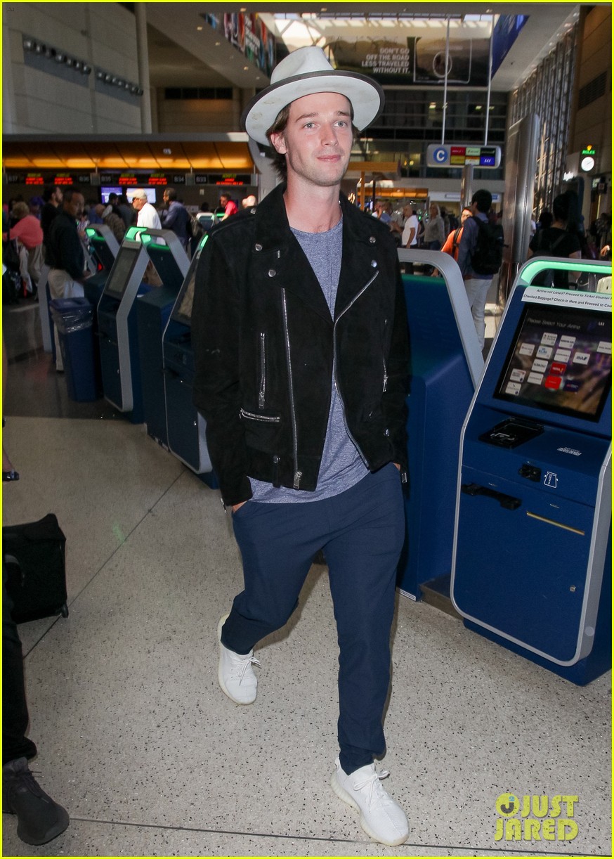 Patrick Schwarzenegger & Girlfriend Abby Champion Catch Flight to Milan ...