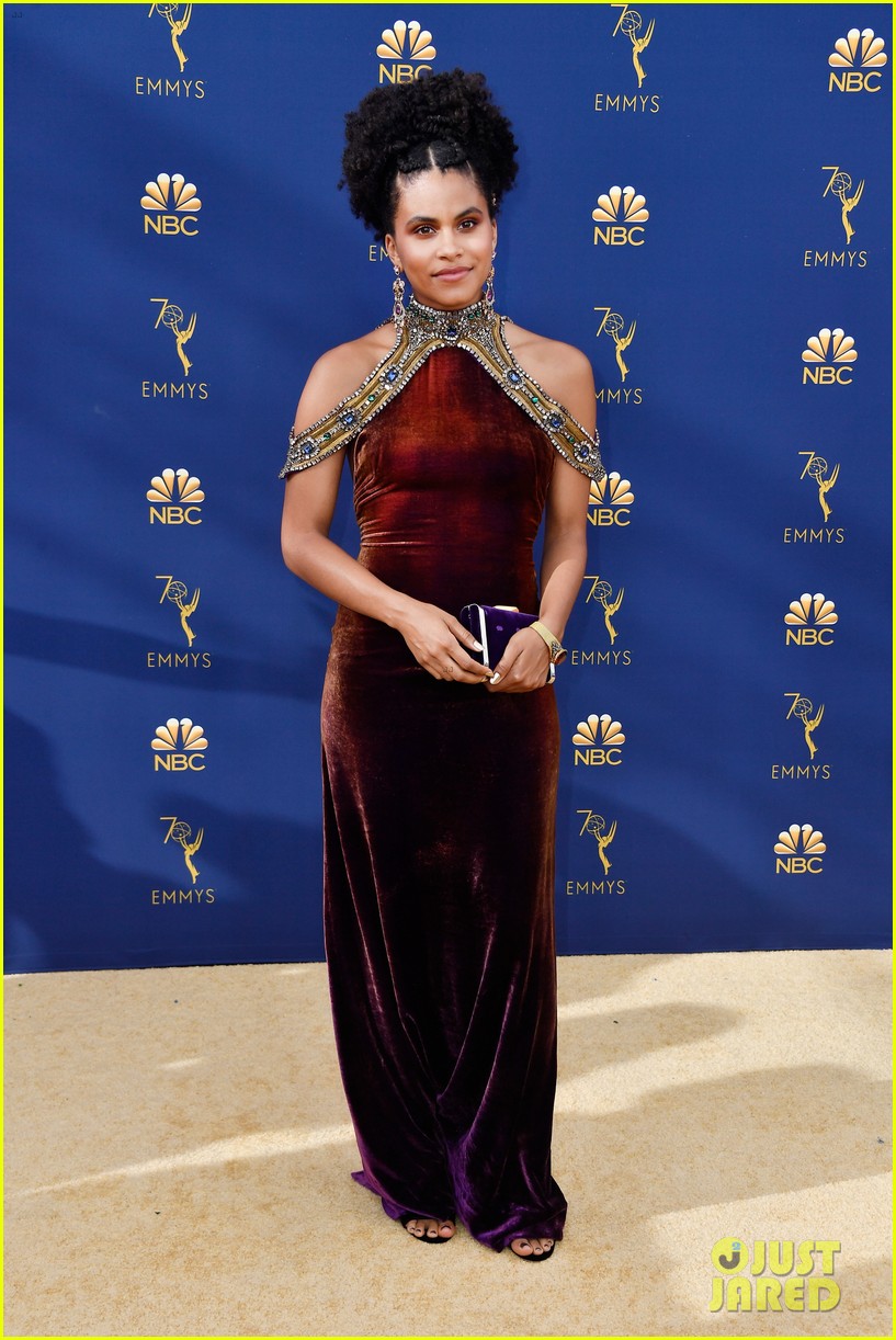 Zazie Beetz Couples Up With Boyfriend David Rysdahl at Emmy Awards 2018 ...