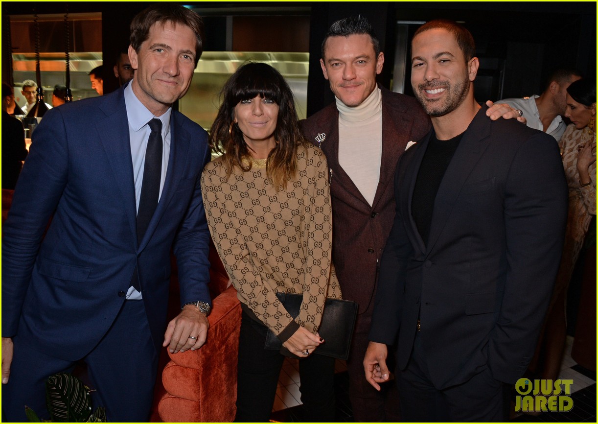 Luke Evans & Boyfriend Victor Turpin Couple Up at GQ Party: Photo ...