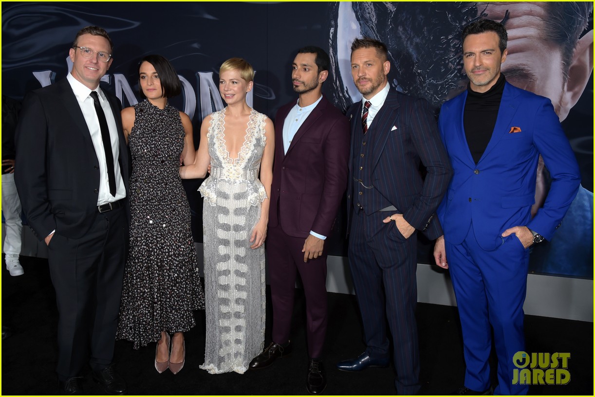Tom Hardy Joins 'Venom' Co-Stars at L.A. Premiere!: Photo 4157322 | Jenny Slate, Michelle ...
