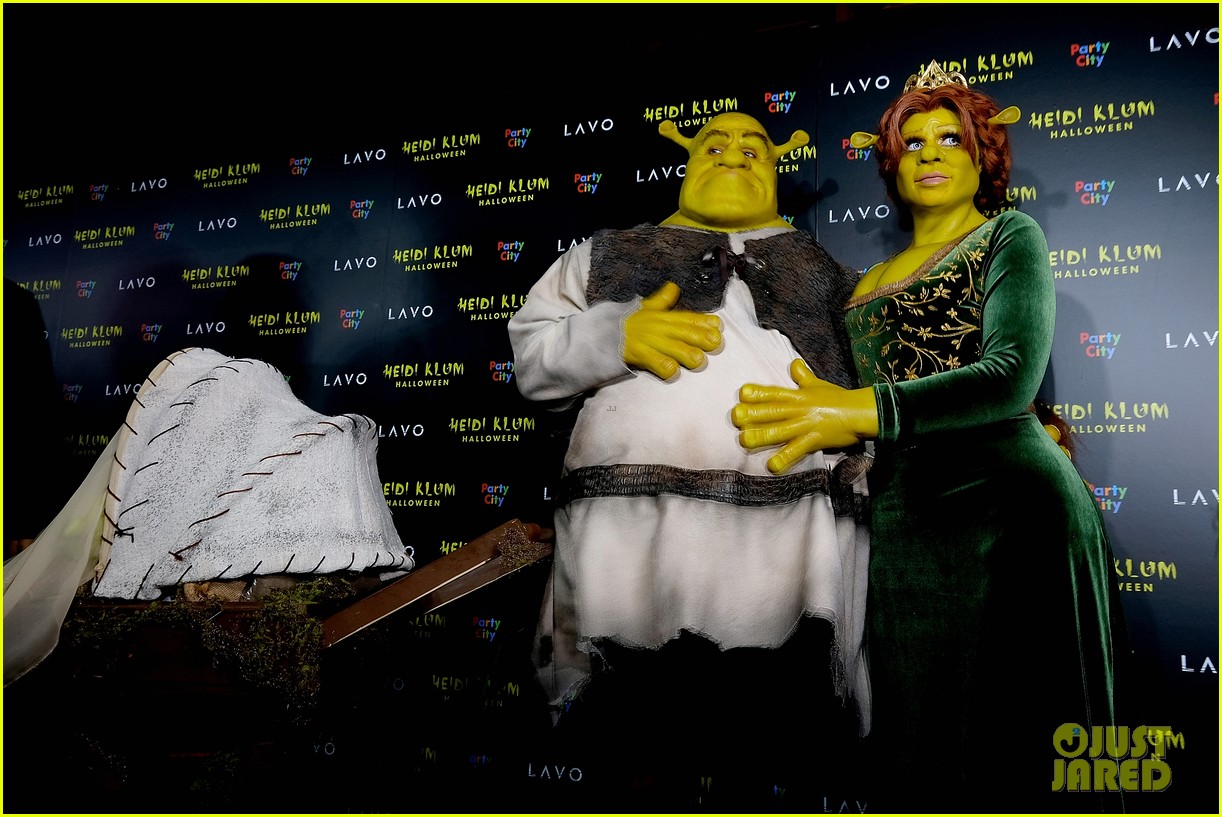 Heidi Klum & Boyfriend Tom Kaulitz Are Shrek & Princess Fiona at Annual ...