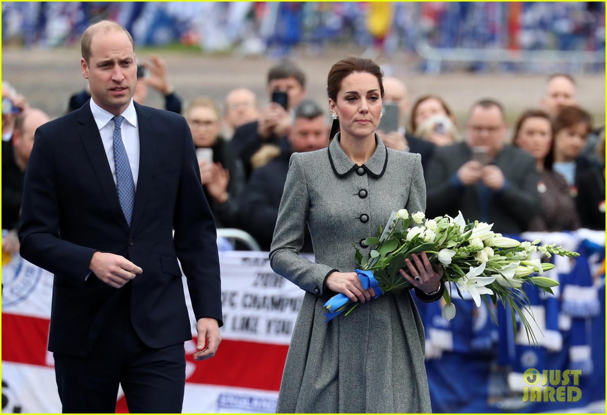 Duchess Kate Middleton & Prince William Pay Respects to Helicopter ...