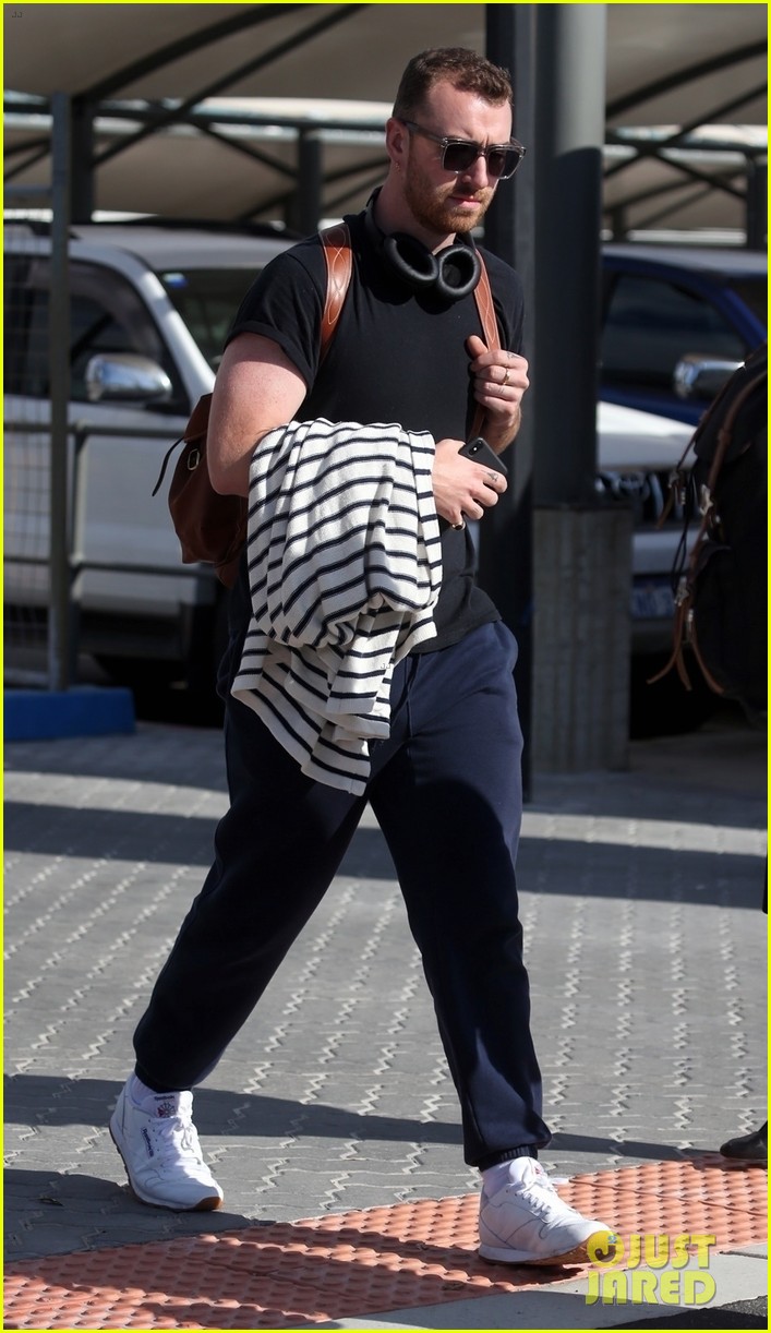 Sam Smith Arrives in Perth for Final Show on 'Thrill Of It All' Tour ...