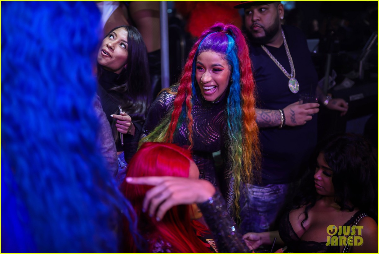 Cardi B Lives It Up at Art Basel Miami After Announcing Split from ...