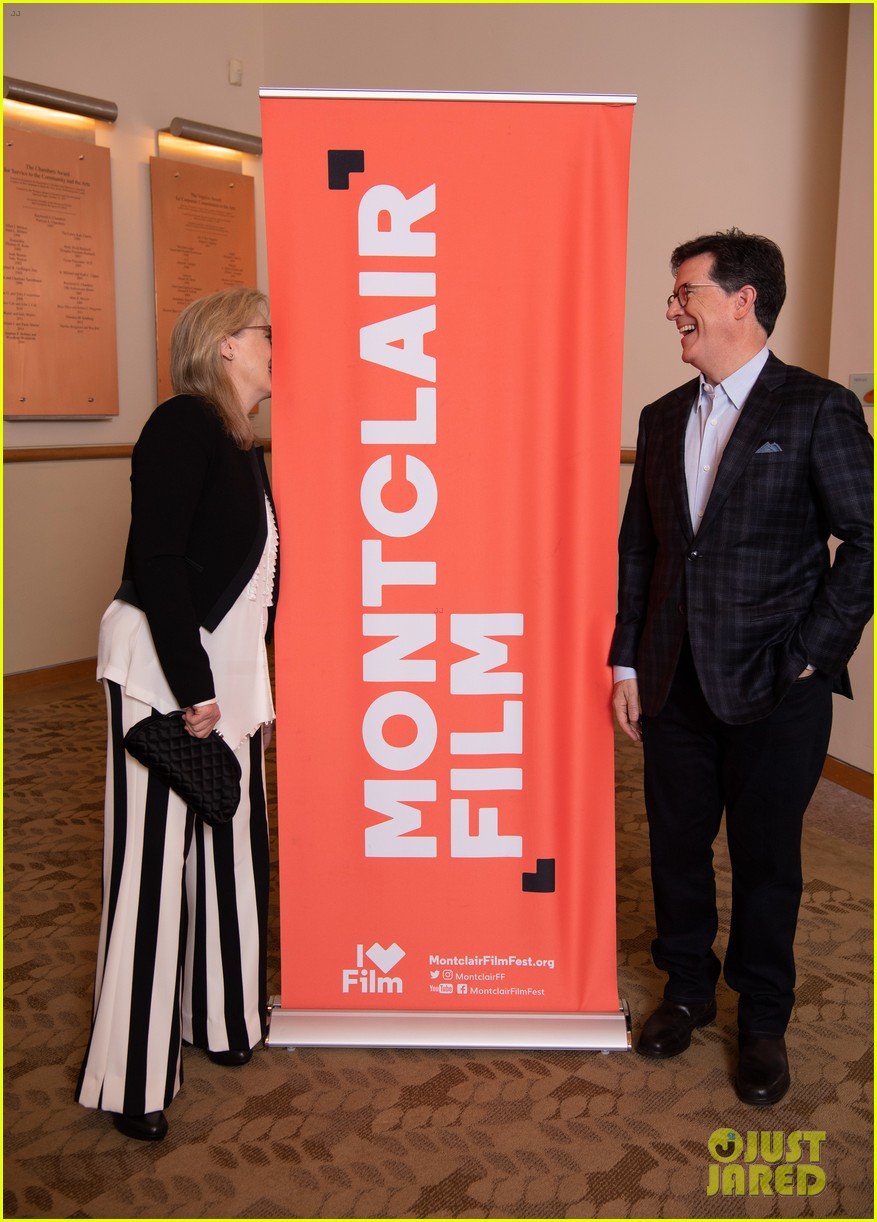 Meryl Streep & Stephen Colbert Have Fun Together at Their Event!: Photo ...