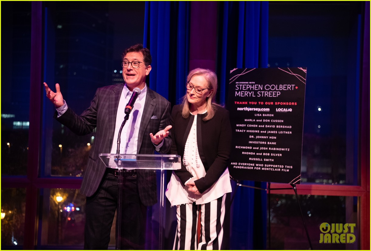 Meryl Streep & Stephen Colbert Have Fun Together at Their Event!: Photo ...