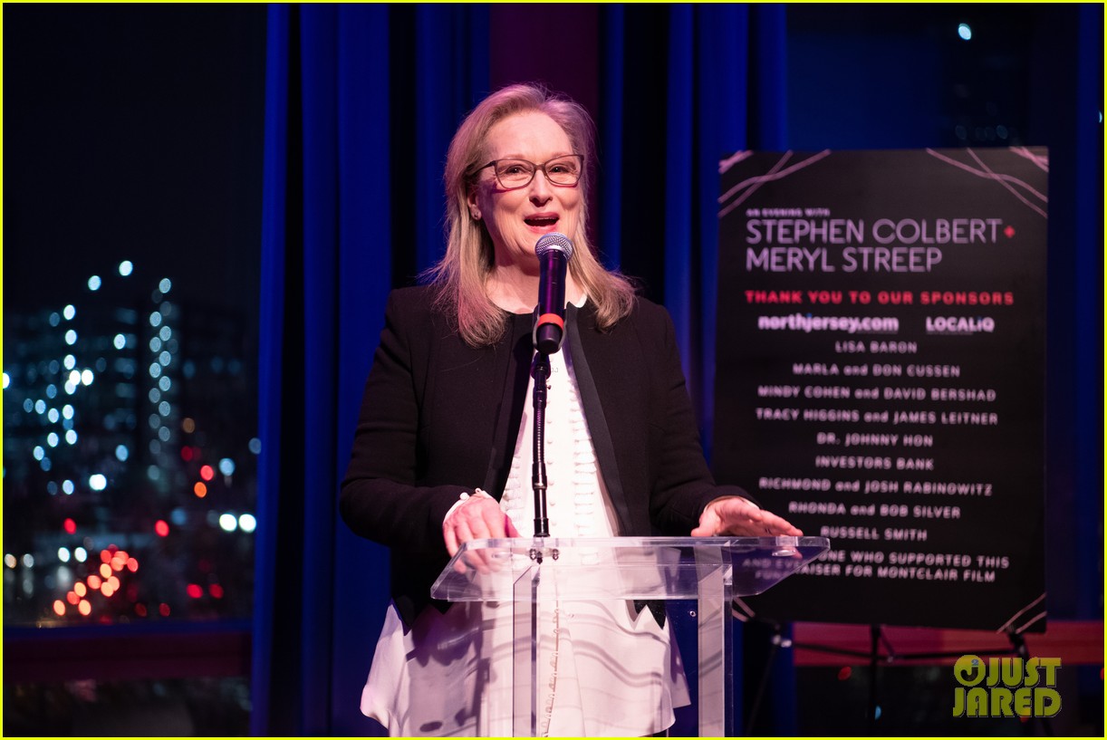 Meryl Streep & Stephen Colbert Have Fun Together at Their Event!: Photo ...