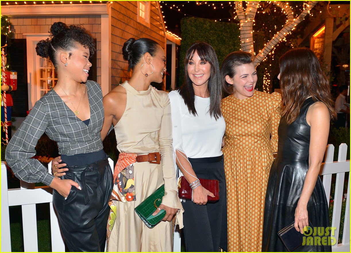 Zoe Saldana & Hubby Marco Perego Couple Up at Tamara Mellon Shop ...