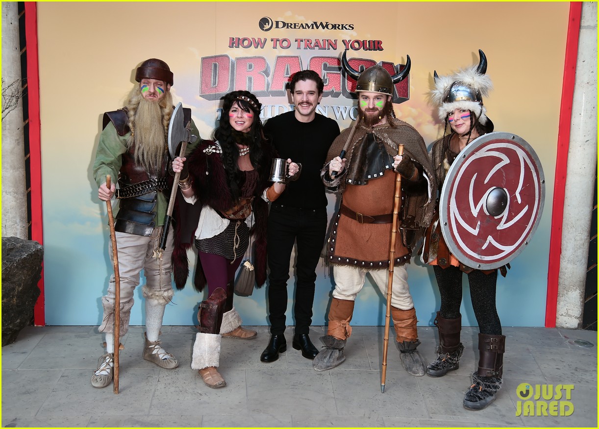 Kit Harington Kicks Off 'How To Train Your Dragon: The Hidden World ...