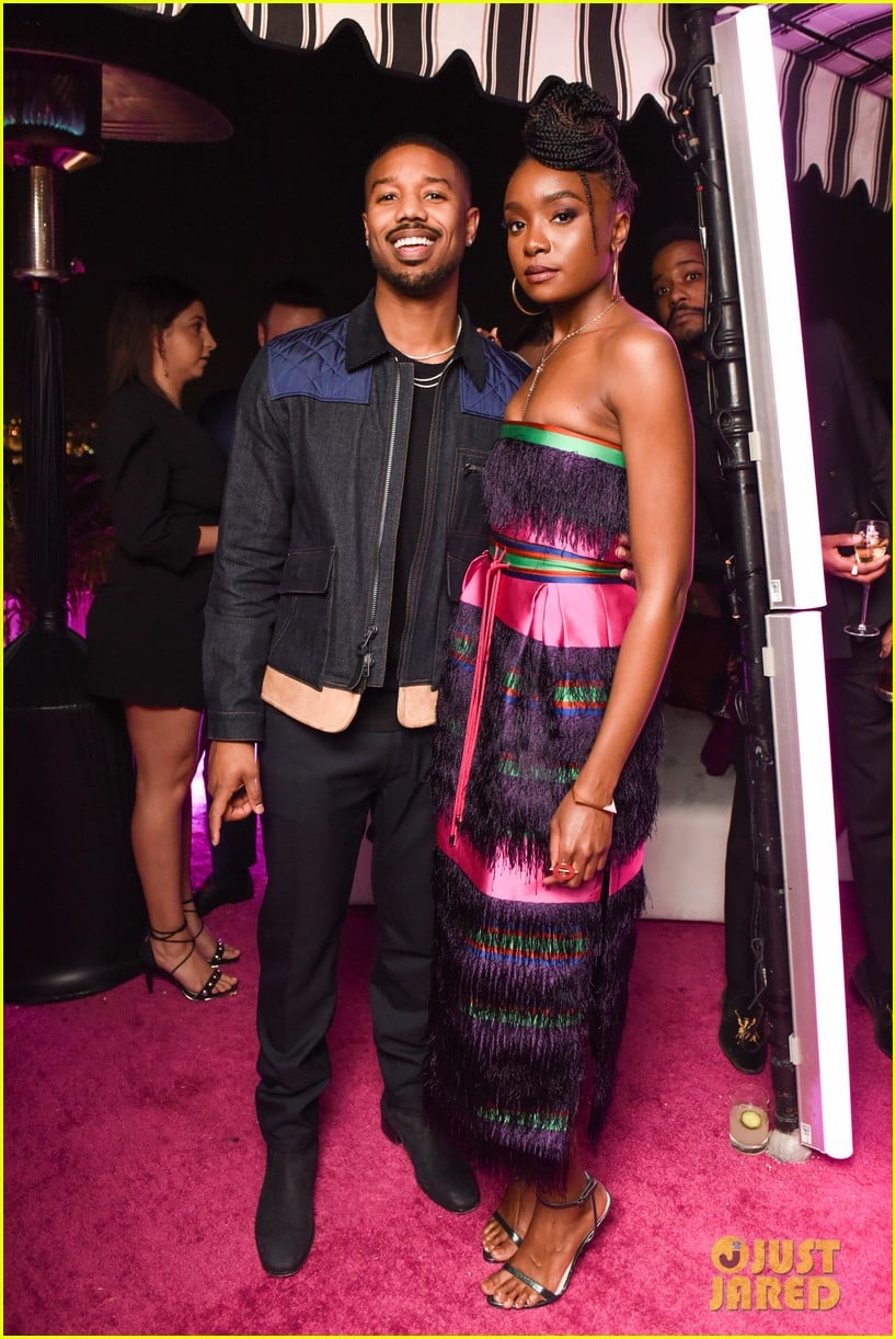 KiKi Layne & Michael B. Jordan Celebrate Golden Globes Weekend at W ...
