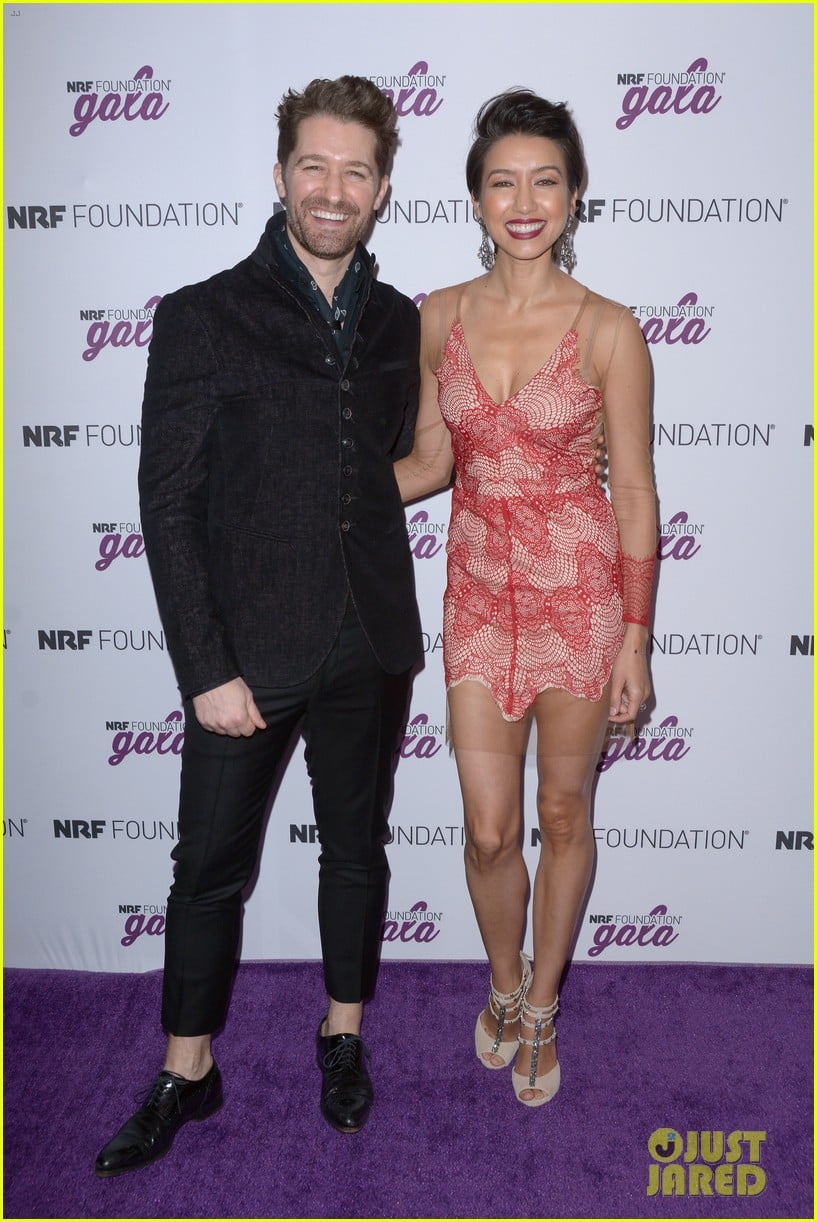 Matthew Morrison & Wife Renee Couple Up at NRF Foundation Gala 2019 ...
