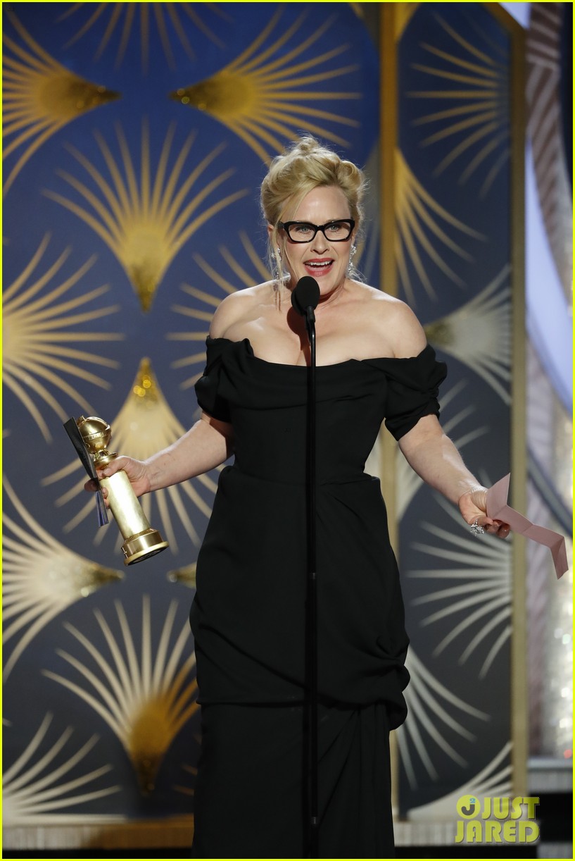 Patricia Arquette Wins at Golden Globes 2019, Drops F-Bomb & Then ...
