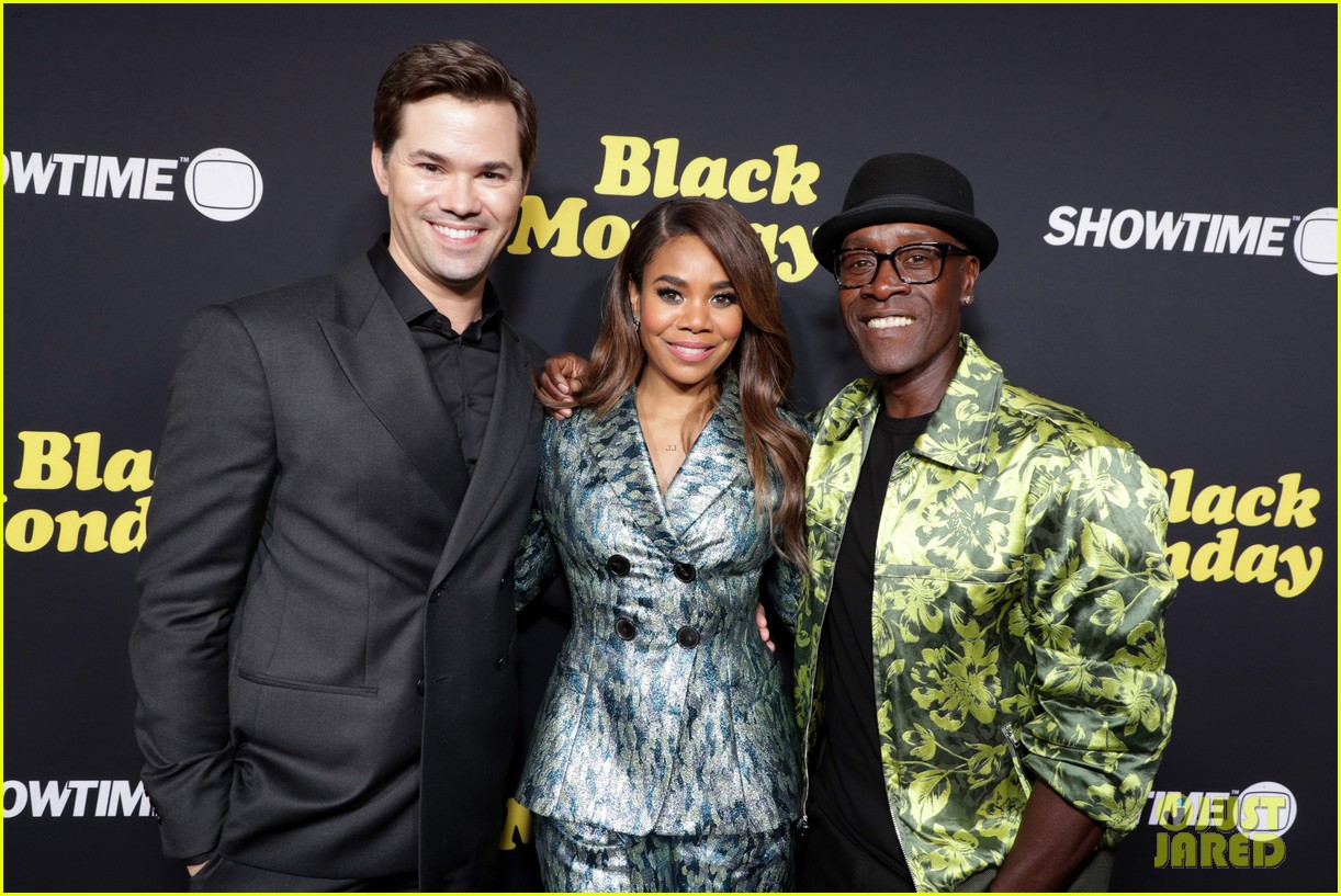 Andrew Rannells, Regina Hall & Don Cheadle Celebrate 'Black Monday ...