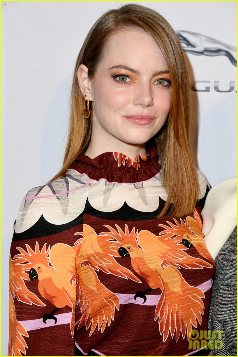 Emma Stone, Joe Alwyn, & Rachel Weisz Reunite for BAFTA Tea Party ...