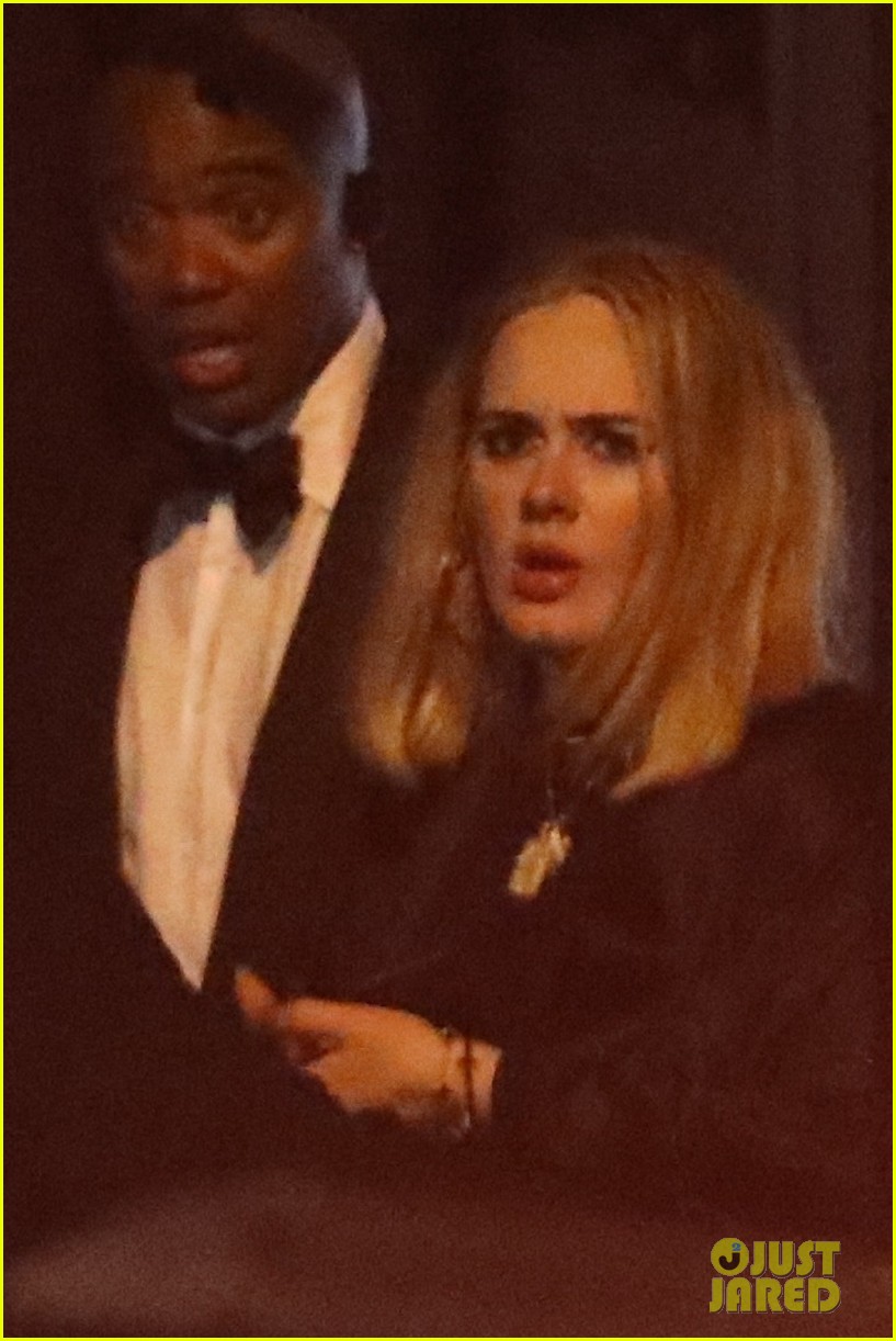 Adele Photographed in Rare Appearance Out at Jay-Z & Beyonce's Oscars ...