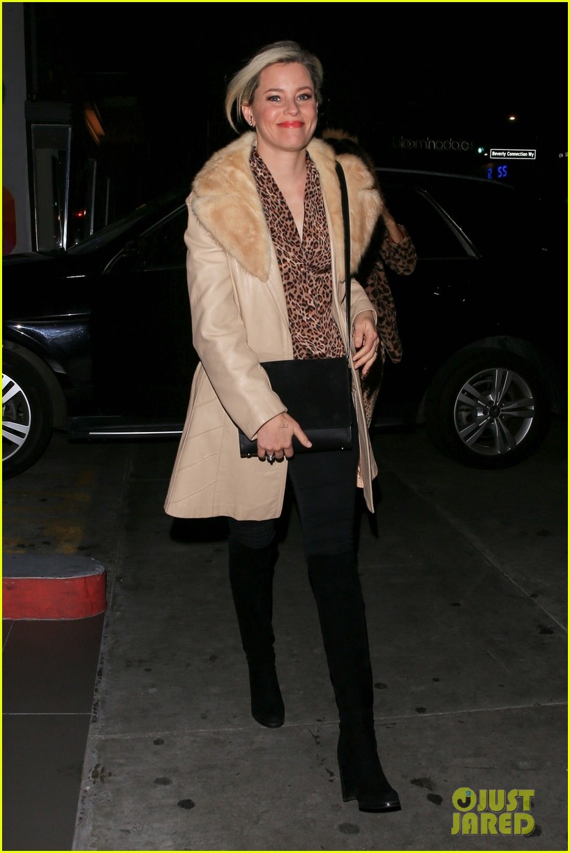 Elizabeth Banks & Friends Wear Animal Prints for Her 45th Birthday ...