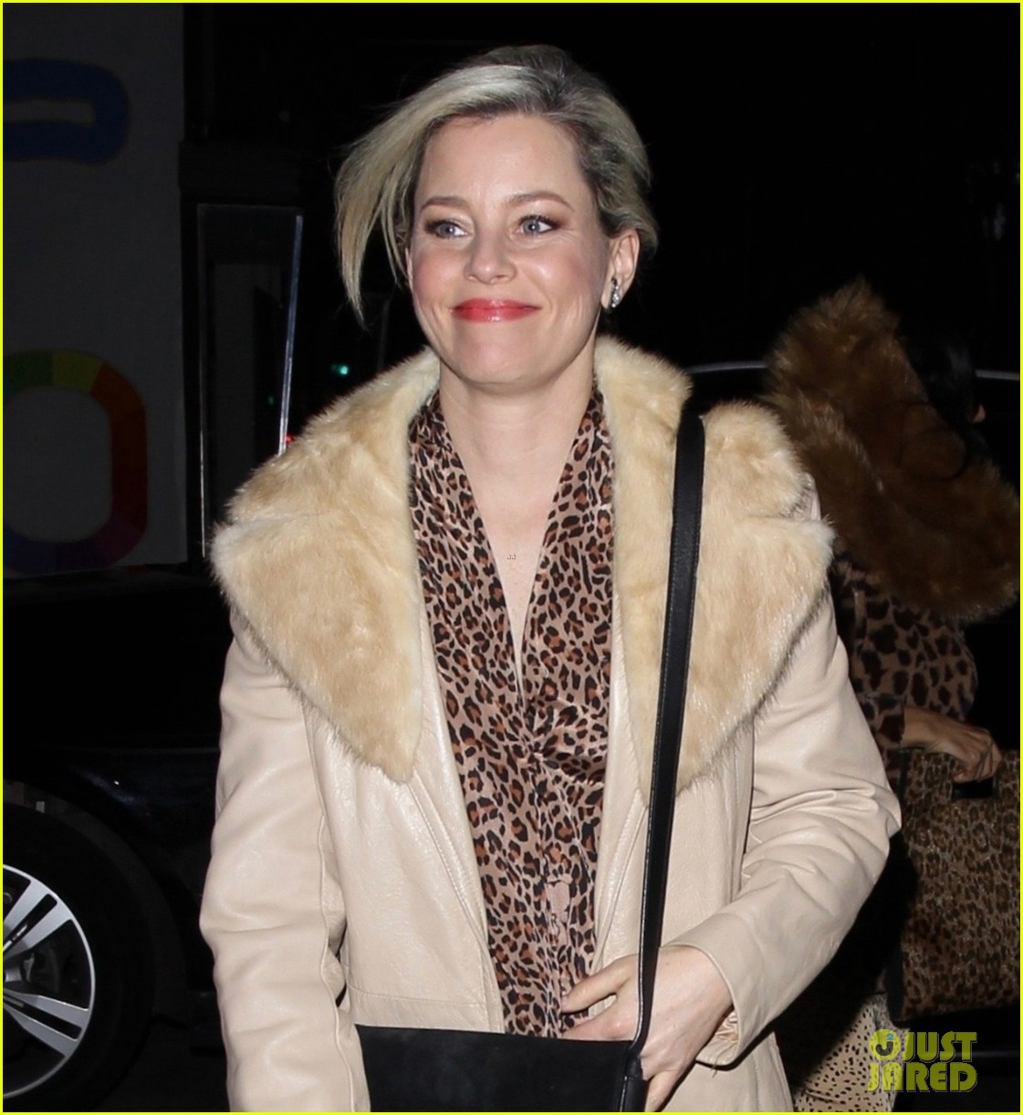 Elizabeth Banks & Friends Wear Animal Prints for Her 45th Birthday ...