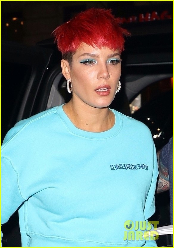 Halsey Debuts Fiery Red Hair Ahead of 'SNL' Hosting Duties!: Photo ...