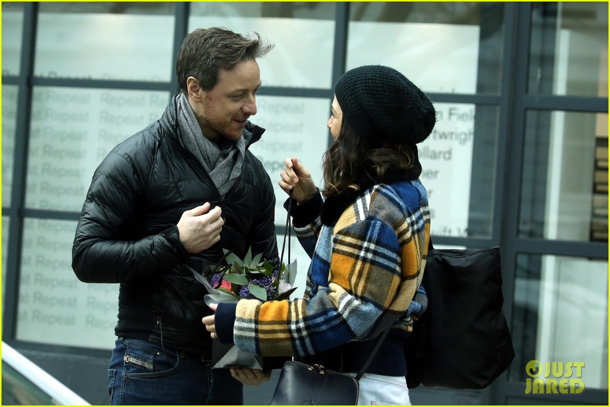 James McAvoy & Girlfriend Lisa Liberati Pack on PDA in Rare Photos ...