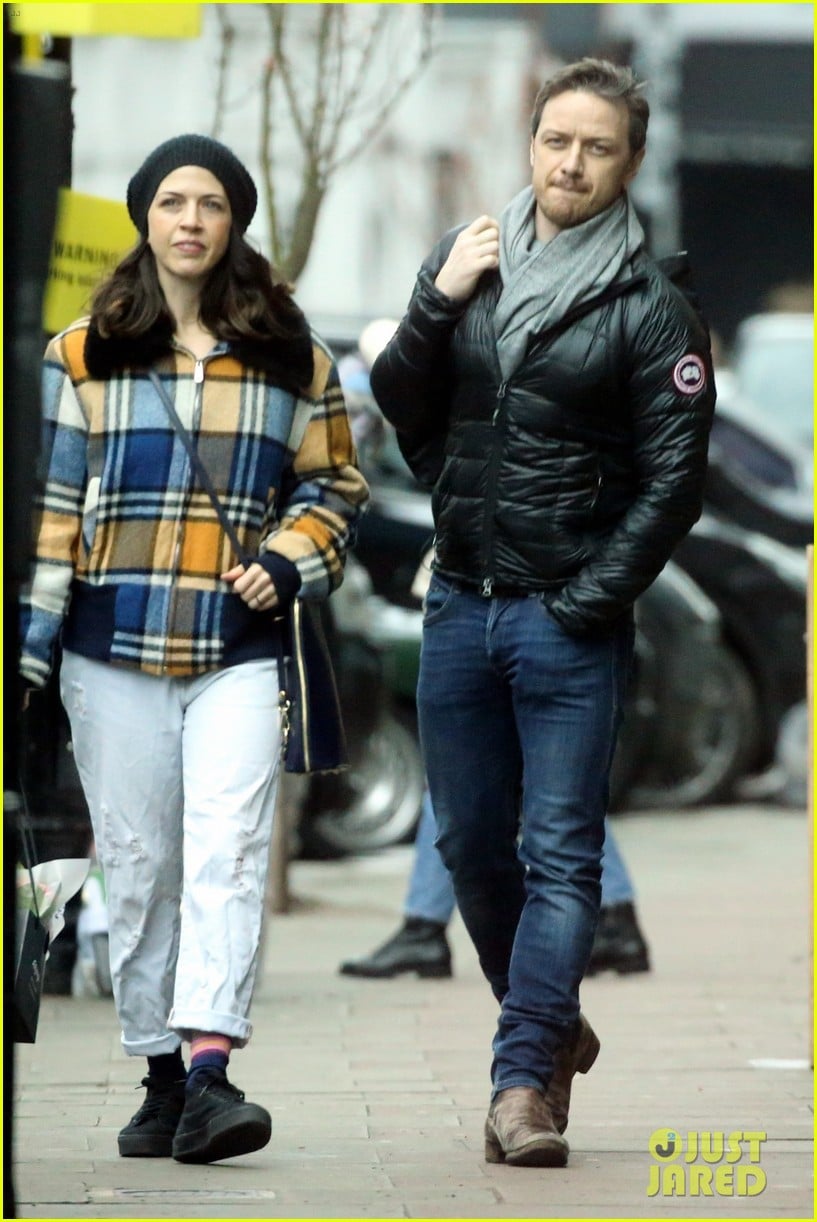 James McAvoy & Girlfriend Lisa Liberati Pack on PDA in Rare Photos ...