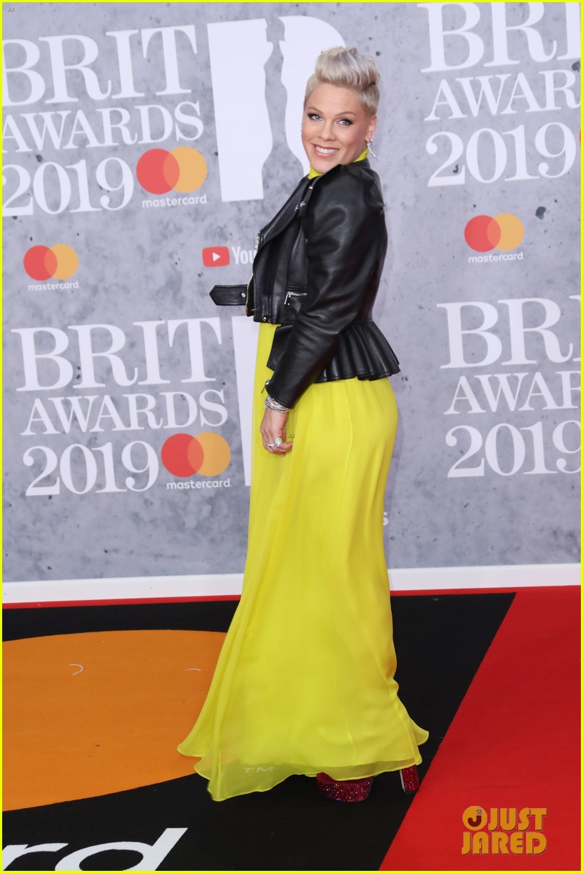 Special Honoree Pink Arrives for BRIT Awards 2019!: Photo 4241588 ...