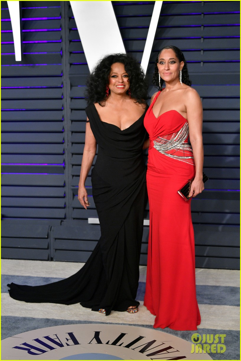 Diana Ross Joins Kids Tracee & Evan at Vanity Fair Oscars Party!: Photo ...