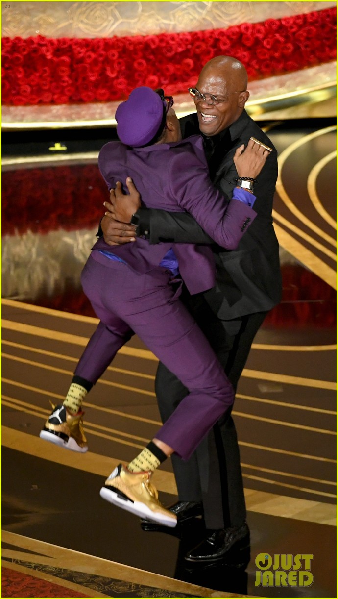Spike Lee Celebrates First Oscars Win With Samuel L. Jackson! : Photo ...