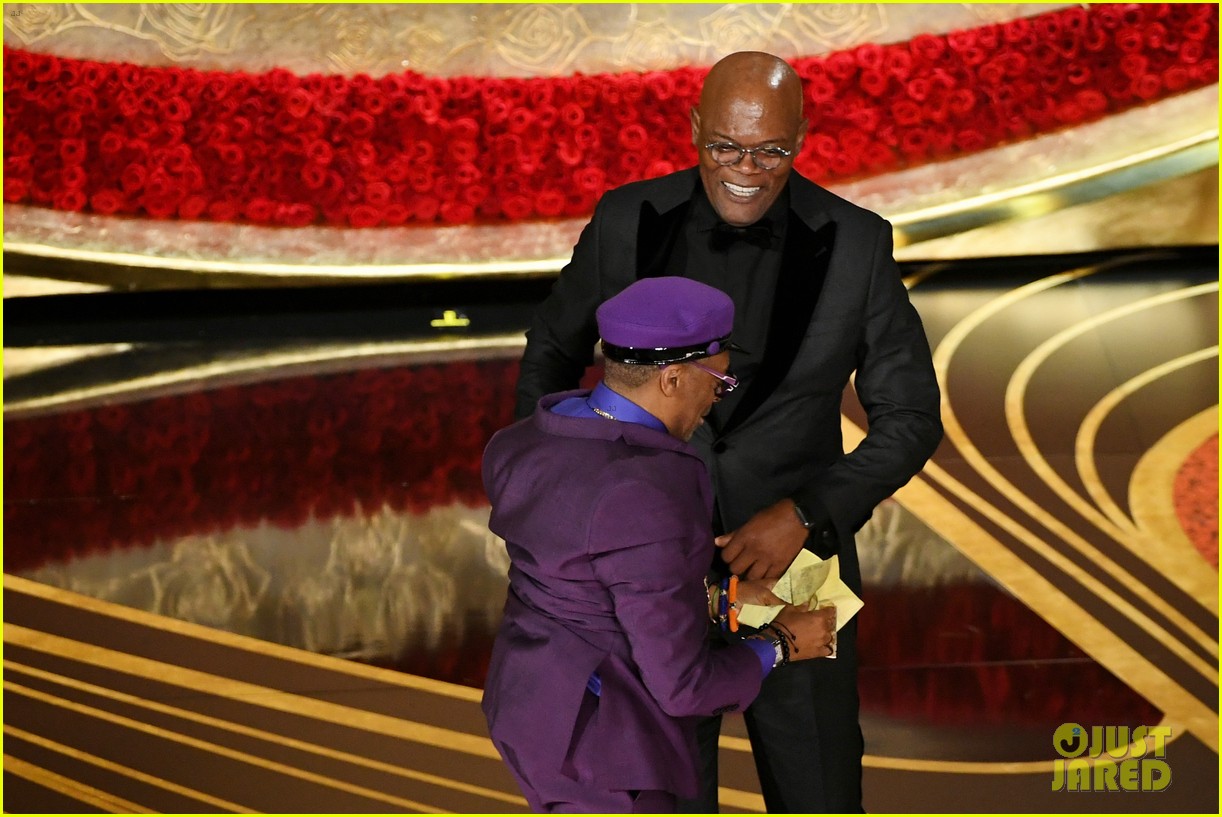 Spike Lee Celebrates First Oscars Win With Samuel L. Jackson! : Photo ...