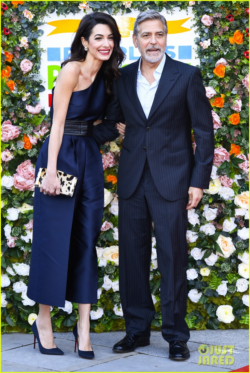 George & Amal Clooney Get Honored Together at People's Postcode Lottery ...