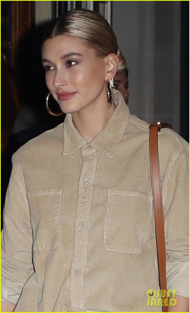 Hailey Bieber Is All Smiles After Busy Day For Paris Fashion Week ...