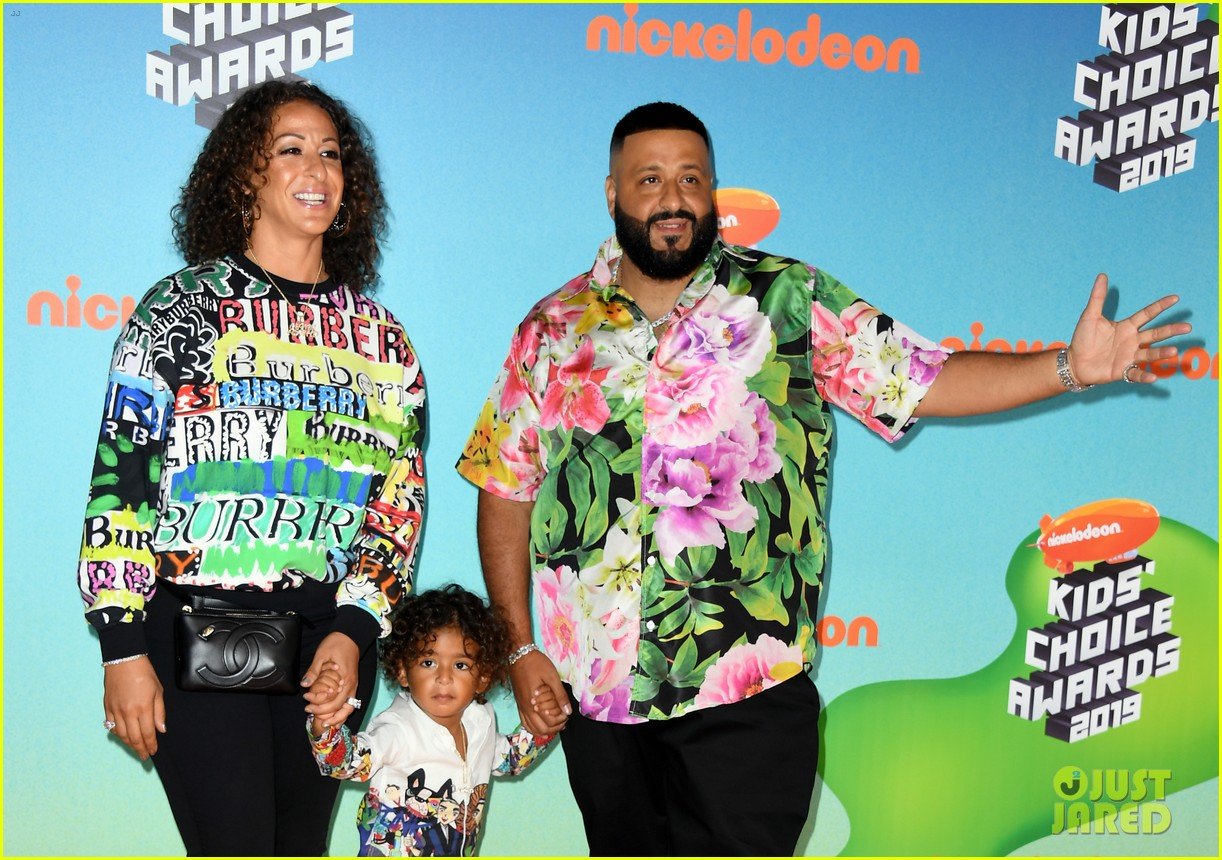 DJ Khaled Brings His Wife & Son to Kids' Choice Awards 2019!: Photo ...