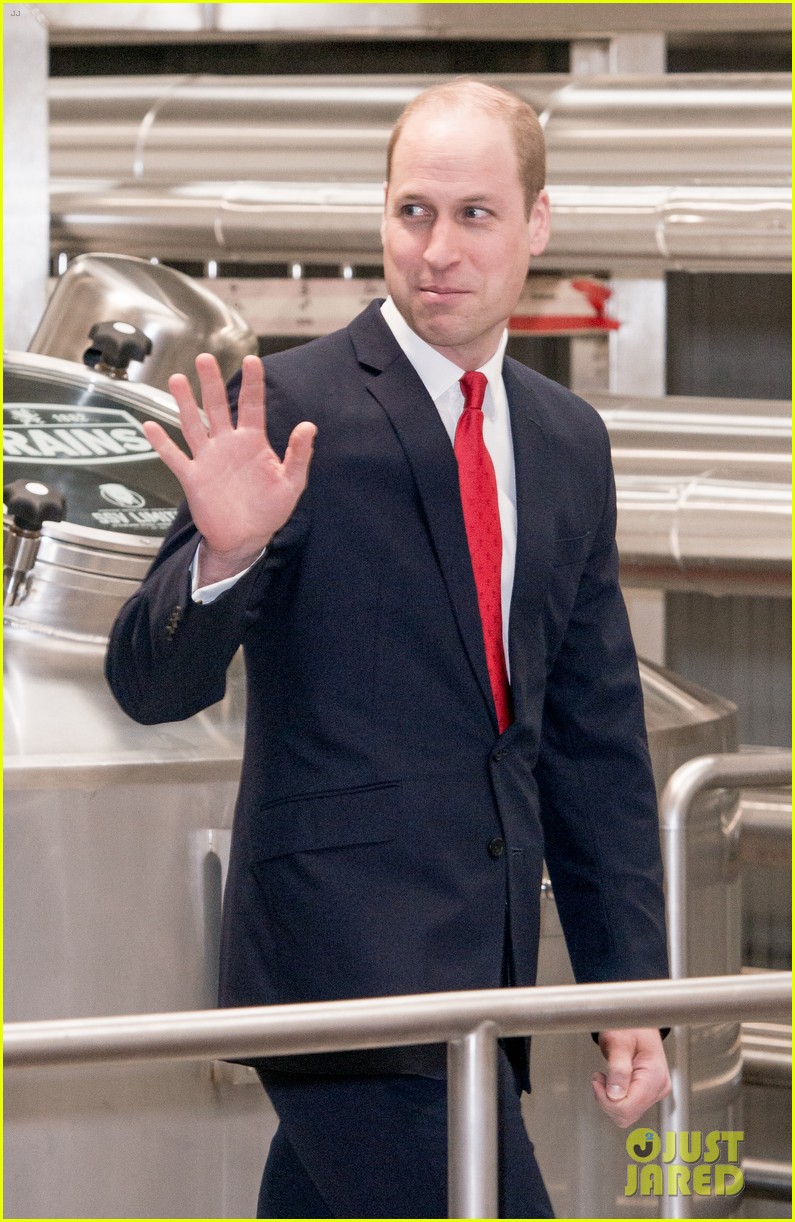 Prince William Takes Tour of New Brains Dragon Brewery in Wales: Photo ...