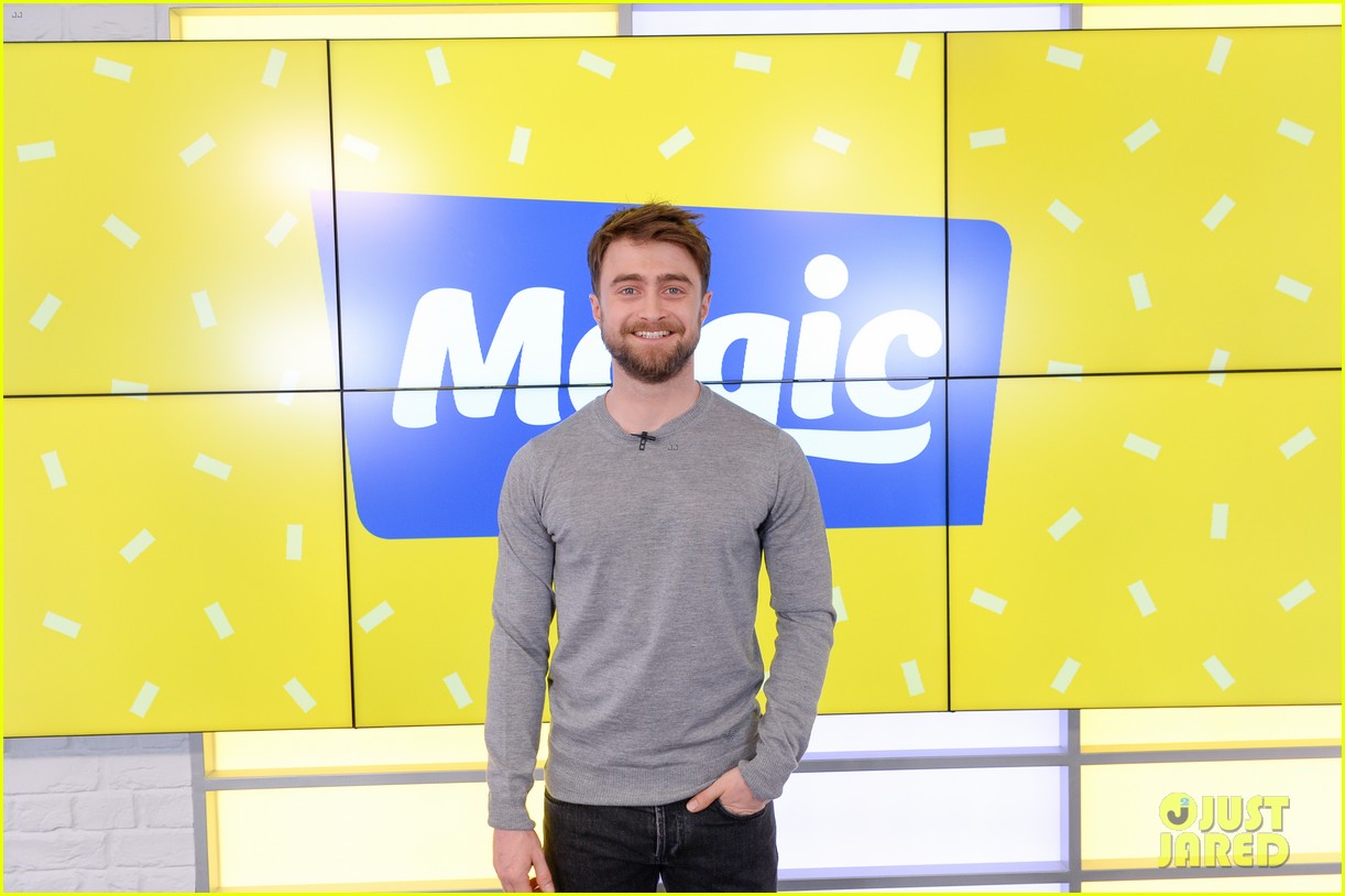 Daniel Radcliffe Looks Handsome While Visiting Radio Stations in London ...