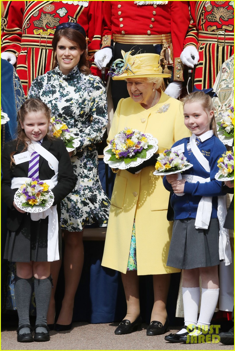 Queen Elizabeth Joined By Princess Eugenie for Easter Coin Ceremony ...