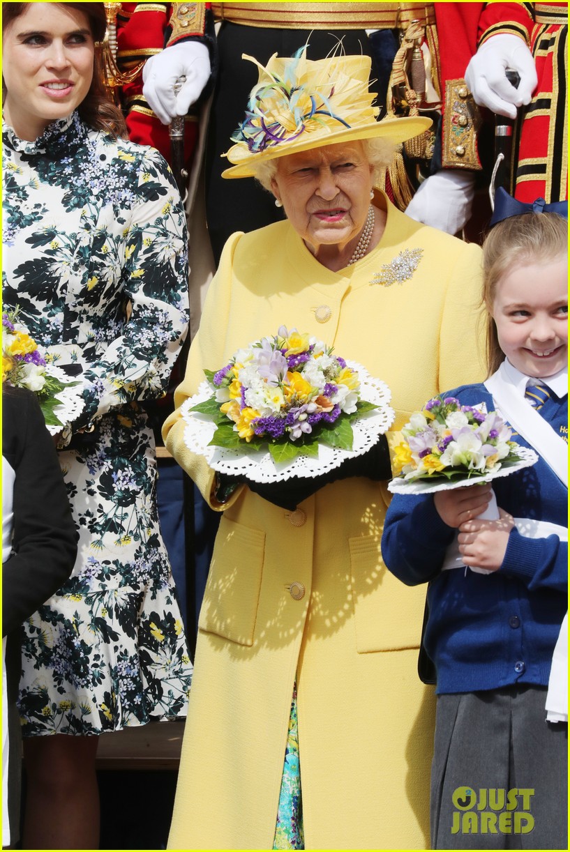 Queen Elizabeth Joined By Princess Eugenie for Easter Coin Ceremony ...