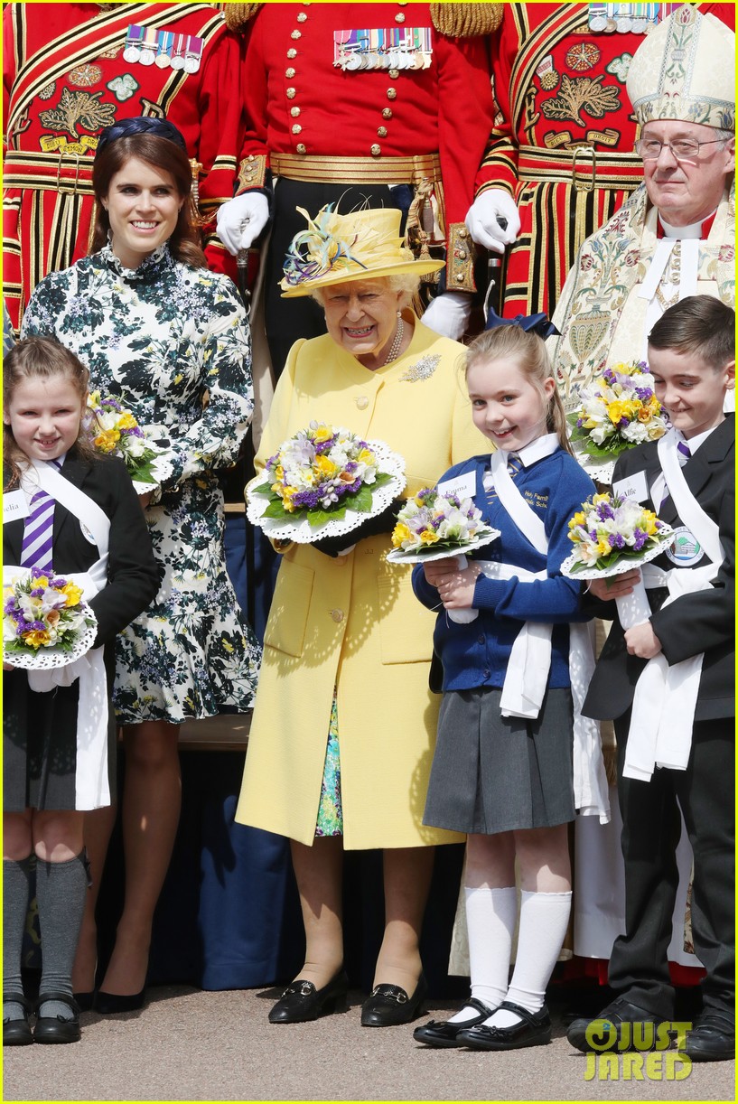 Queen Elizabeth Joined By Princess Eugenie for Easter Coin Ceremony ...
